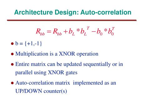 Ppt Efficient Vlsi Architectures For Baseband Signal Processing In