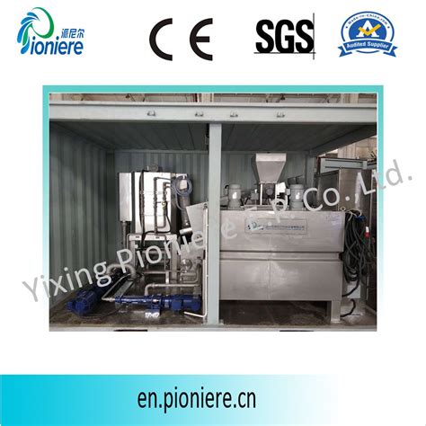 Mobile Solid Liquid Separation System For Water Treatment Plant