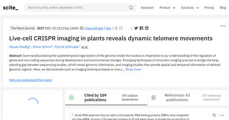 Live‐cell Crispr Imaging In Plants Reveals Dynamic Telomere Movements