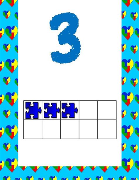 Autism Number Posters By Spedtasticteacher Tpt