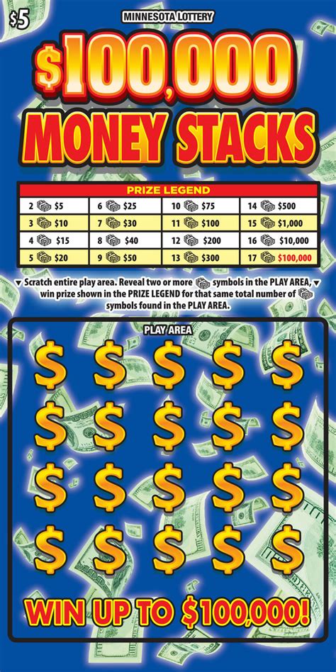 100000 Money Stacks The Minnesota Lottery