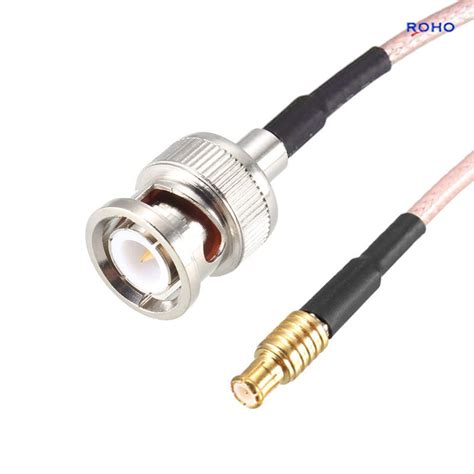 Low Loss Rf Coax Cable Mcx Male Plug To Bnc Male Connector Cable Assembly With Rg316 Coaxial