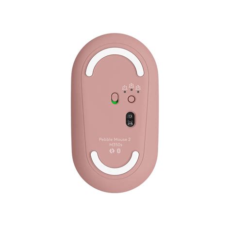 Logitech M350s Pebble Mouse 2 Slim Bluetooth Mouse Rose PC Kuwait Ultimate IT Solution