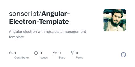 GitHub Sonscript Angular Electron Template Angular Electron With Ngxs State Management Template