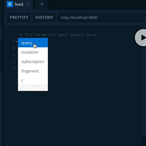 auto completion box doesn t disappear for new tab · issue 622 · graphql graphql playground · github