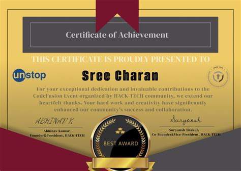 Sree Charan On Linkedin Hackthon Winners Lpu Codefusion Hacktech