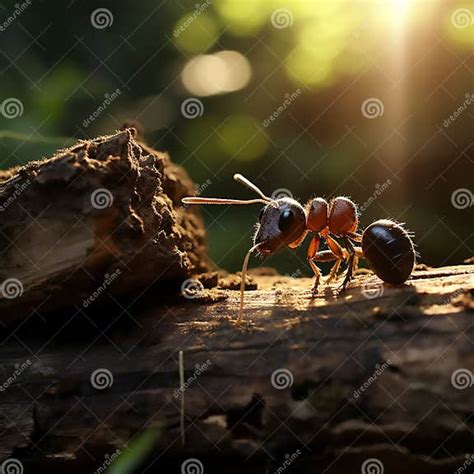 Ant On Forest Stock Illustration Illustration Of Beetle 284242471