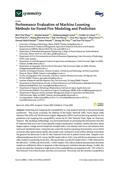 Pdf Performance Evaluation Of Machine Learning Methods For Intrusion
