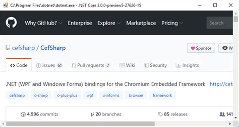 Feature Request Add Net Core 31 Support · Issue 2796 · Cefsharpcefsharp · Github