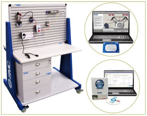 Smc Pneumatics And Electropneumatics Training System Pneu 405 Toolkit Technologies