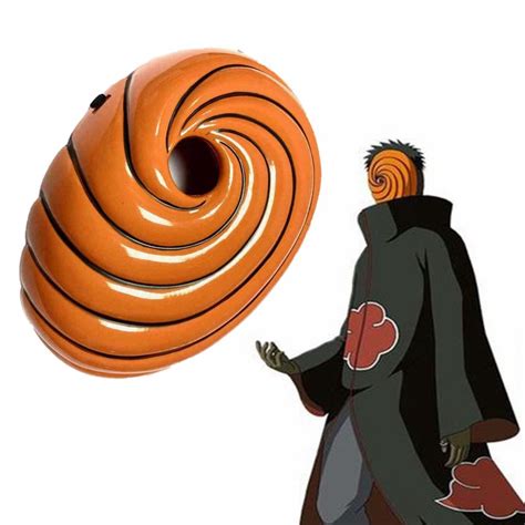 Naruto Tobi Mask Cosplay Anime Obito Resin Mask Halloween Costume