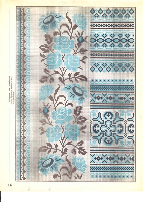 Пин от пользователя журавецька на доске Бордюри схеми Вышитые крестиком цветы Вышивка