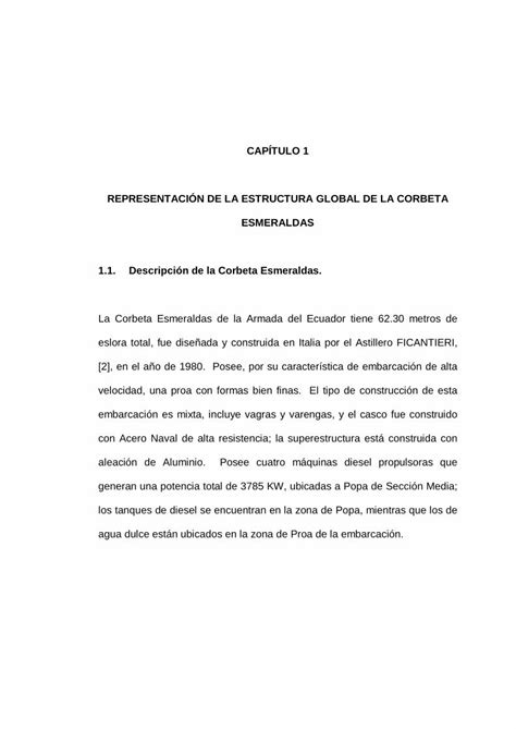 PDF CAPÍTULO 1 REPRESENTACIÓN DE LA ESTRUCTURA GLOBAL DE El modelo estructural de un buque