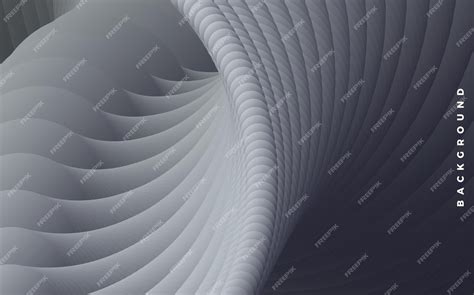 Premium Vector Abstract Background With Colorful Emitted Particle Line Wave Vector Illustration