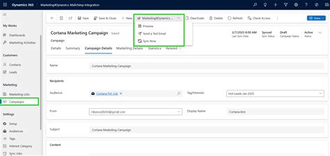 Getting Started With Mailchimp Email Campaigns Within Your Microsoft Dynamics 365 Crm Crm