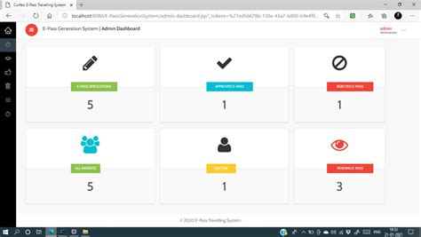 Curfew E Pass Generation System Web Application Project In Jsp With