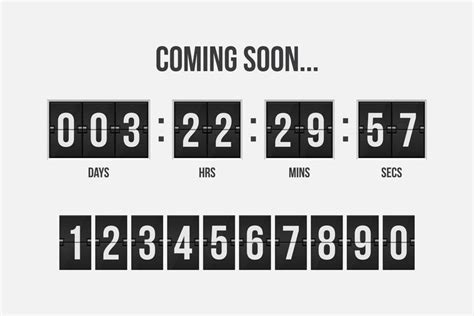 Coming Soon Countdown Timer Template Design
