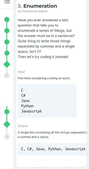 Answered 3 Enumeration By Codechum Admin Have You Ever Answered A