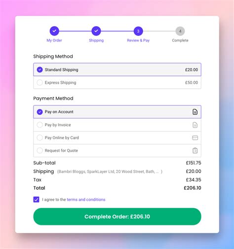 My Order Interface Sparklayer Docs