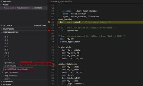 Debug A STM32L432 Using J Link With A Rest Vector NOT At 0x08000000