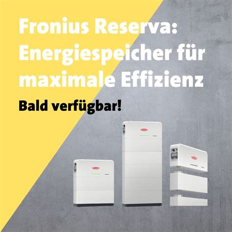 Solarmarkt Fronius Batteriespeicher Photovoltaik Sonnenenergie