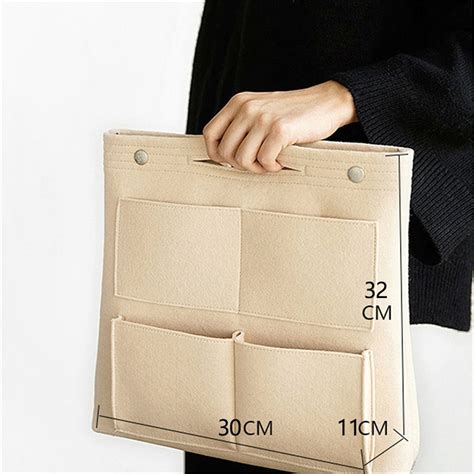 Badu Bg Нова чанта за съхранение с филцова вложка Многоджобни пътни козметични чанти за тоалетни