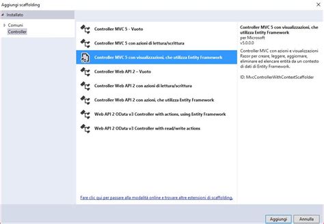 Il Blog Di Emanuele Mattei Creazione Di Sito Web Aspnet Con Mvc E Entity Framework Vbnet E C