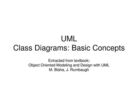 PPT UML Class Diagrams PowerPoint Presentation Free Download ID