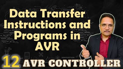 Data Transfer Instructions And Programs In Avr Microcontrollers Assembly Language Basics Youtube