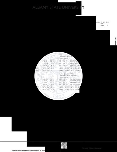 Completed Transcript 9583762 Asu Pdf