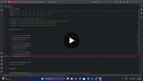 built a random password generator using python bandaru ganesh posted