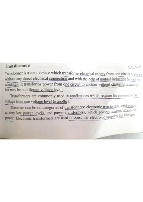 Transformers A Basic Intro Introduction To Electronics Engineering Studocu