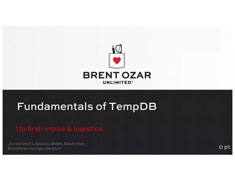 Fundamentals Of Tempdb Pdf Databases Computer Software And Applications