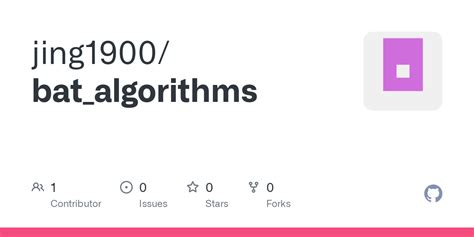 Github Jing1900batalgorithms