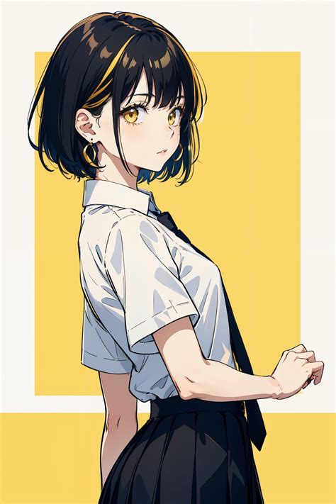 Yellow Anime Girl