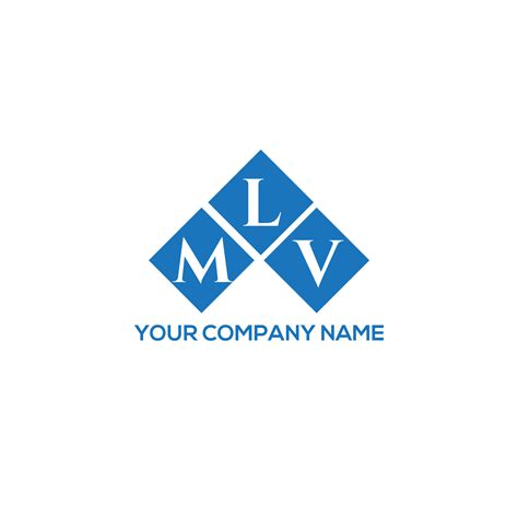 Mlv Letter Logo Design On White Background Mlv Creative Initials Letter Logo Concept Mlv