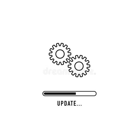 Loading Process Update System Icon Vector Stock Vector Illustration Of Design Development