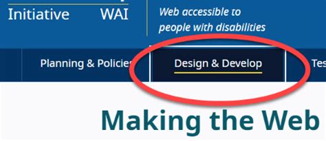 Draft Visible Keyboard Focus Easy Checks Web Accessibility