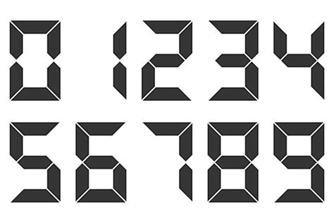 Digital Clock Font Png 20 Digital Clock Text Effect Psd Download