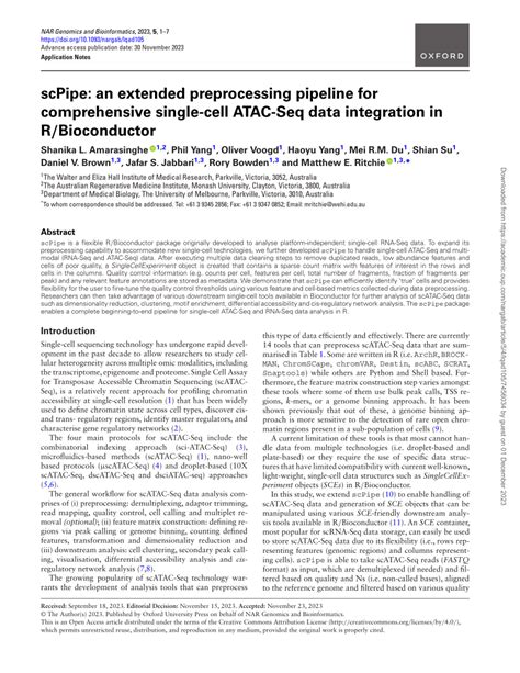 Pdf Scpipe An Extended Preprocessing Pipeline For Comprehensive