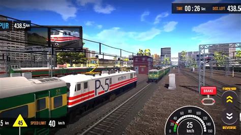 Four Trains Running Same Timeindian Train Sim 2023gaming Youtube