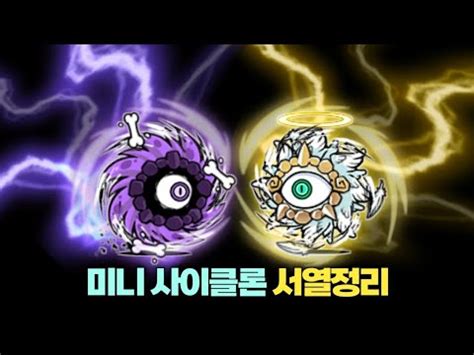 미니 사이클론 서열정리 냥코대전쟁 YouTube