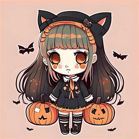 Chica Kawaii Foto Premium