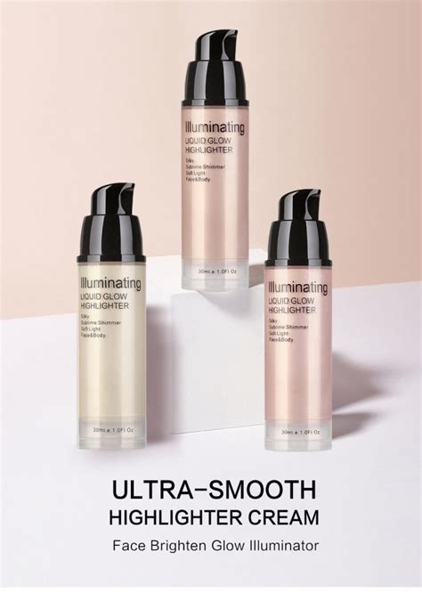 개인 상표 메이크업 모이스춰 라이징 하이 피그먼트 브론저 페이스 And 바디 스킨 일루미네이터 쉬머 리퀴드 하이 라이터 Qidicosmetics