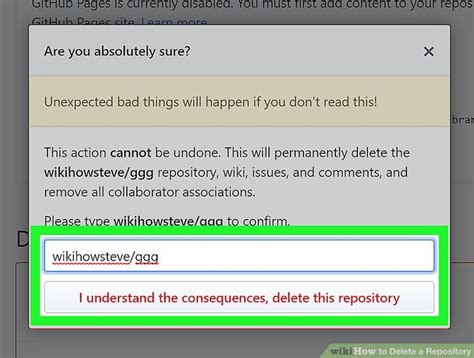 Simple Ways To Delete A Repository 9 Steps With Pictures