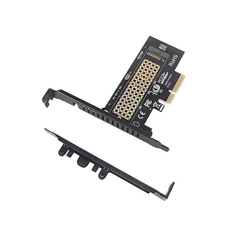 M 2 NVMe към PCI E 4 0 X16 SSD адаптер TechDelivery LED индикатор Бързо разсейване на