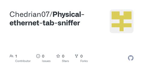 Github Chedrian07 Physical Ethernet Tab Sniffer