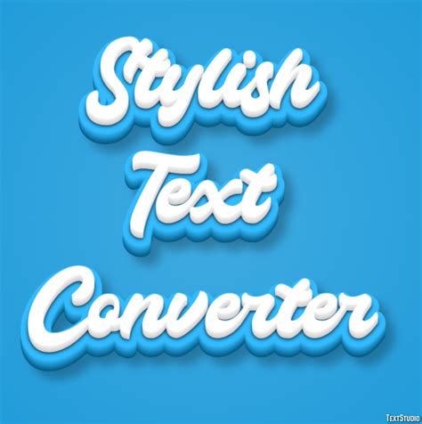 Stylish Text Converter Text Effect And Logo Design Font