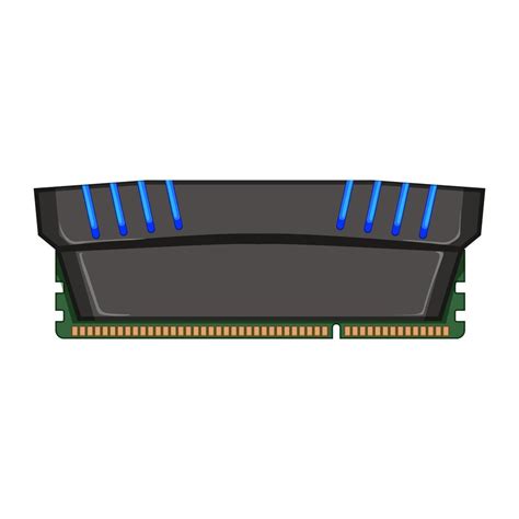 Computer Desktop Memory Cartoon Vector Illustration 22610655 Vector Art
