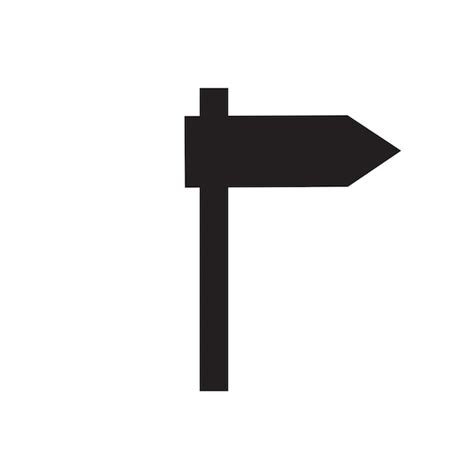 Premium Vector Signpost Icon Outline Vector Sign Linear Style Pictogram Isolated On White